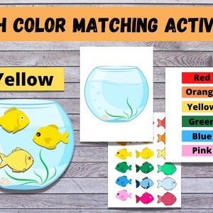 Color Matching, Color Activity, Learning Colors, Toddler Activity ...