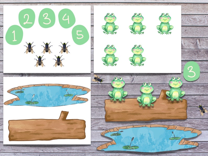 Frog Themed Preschool Bundle, Printable Activity, Preschool Printable ...