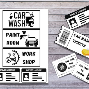 Mechanic and Car Wash Dramatic Play, Pretend Play, Classroom Dramatic ...