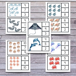 Ocean Themed Preschool/ Kindergarten Learning Bundle, Ocean Printable ...