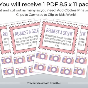 Teacher Request A Selfie Printable: Classroom Decor (digital Download ...