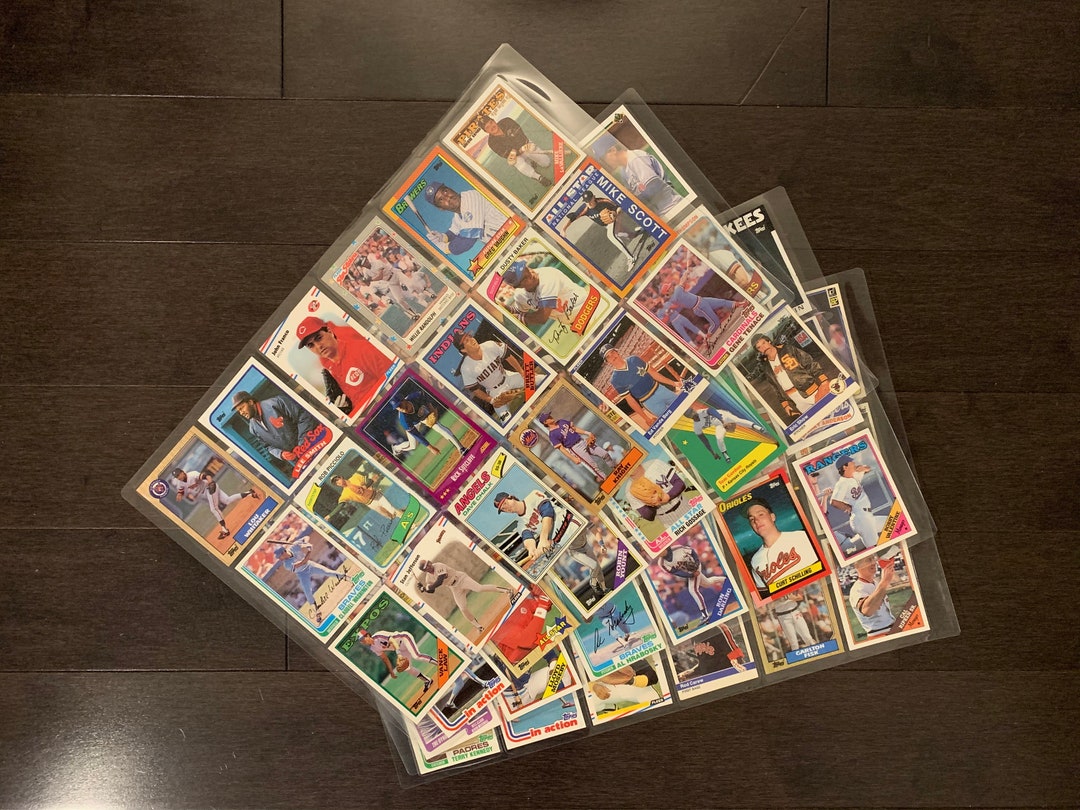 Baseball Card Placemats - Etsy