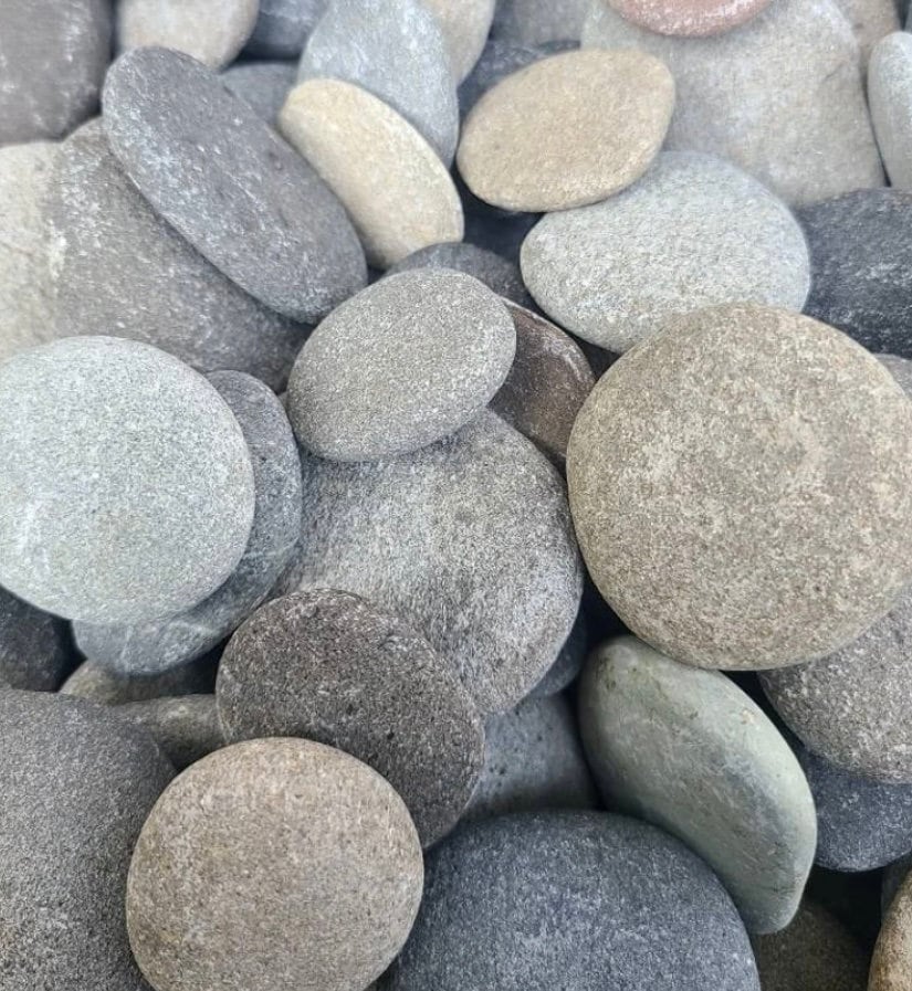 8 Pounds of Small Flat Rocks for Painting, Gardening, and Crafts ...