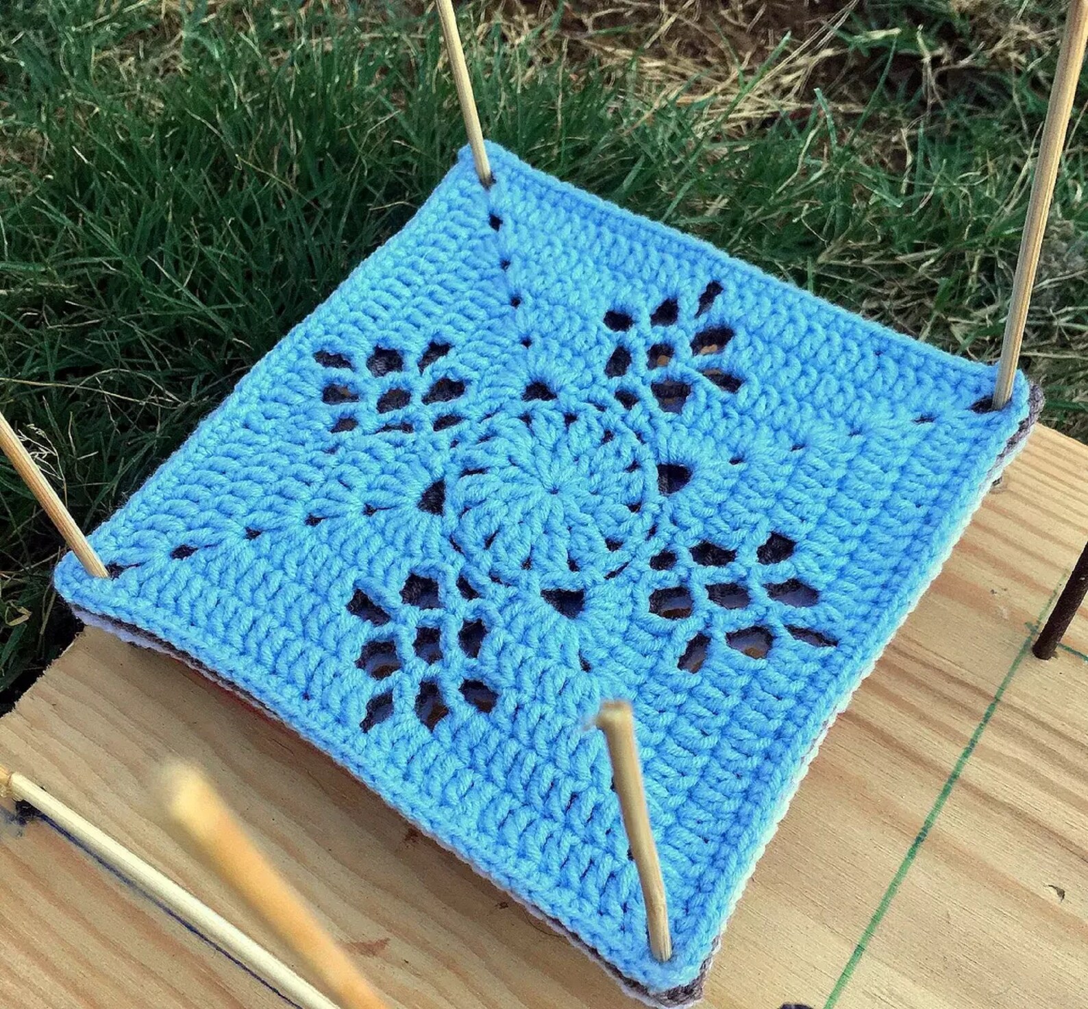 VINTAGE Granny Square Pattern Victorian Lattice Square - Etsy