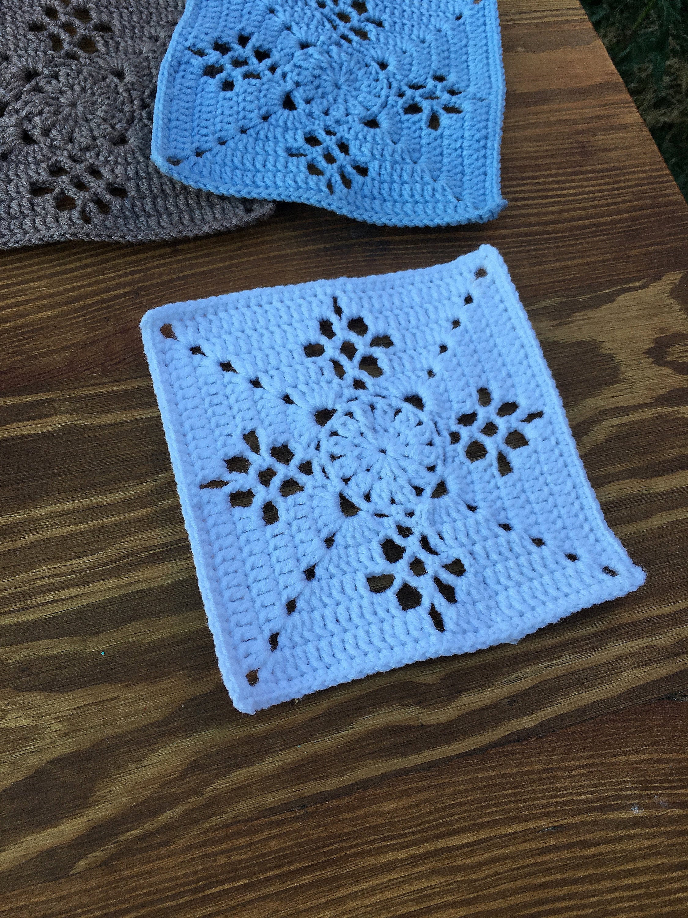 Granny Square Pattern Victorian Lattice Square CROCHET - Etsy