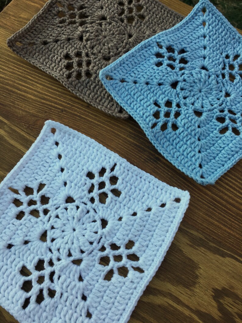 Granny Square Pattern Victorian Lattice Square CROCHET - Etsy