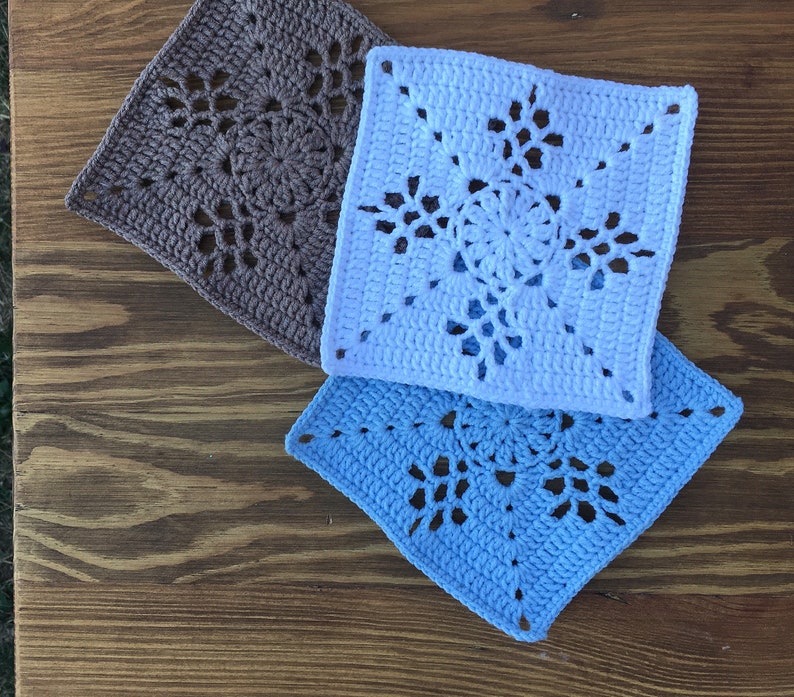 Granny Square Pattern Victorian Lattice Square CROCHET - Etsy