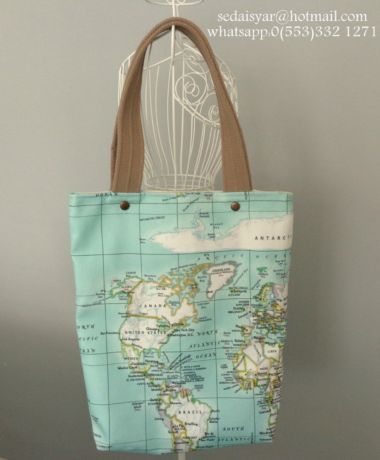 World Map Tote Bag World Map Printed Tote Bag Travel Theme - Etsy