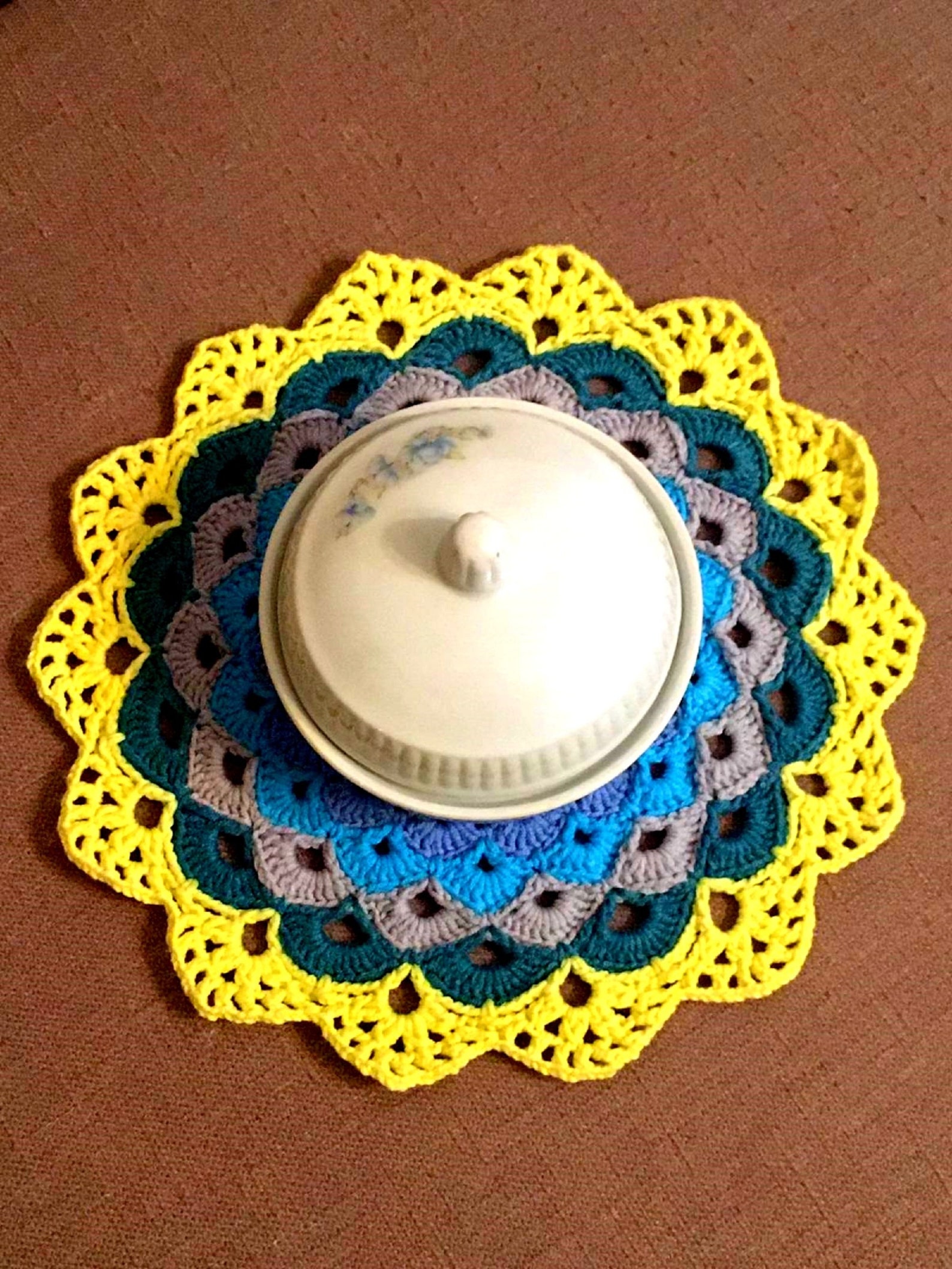 Crochet Pattern Mandala Pattern, Flower Mandala Pattern, Crochet ...