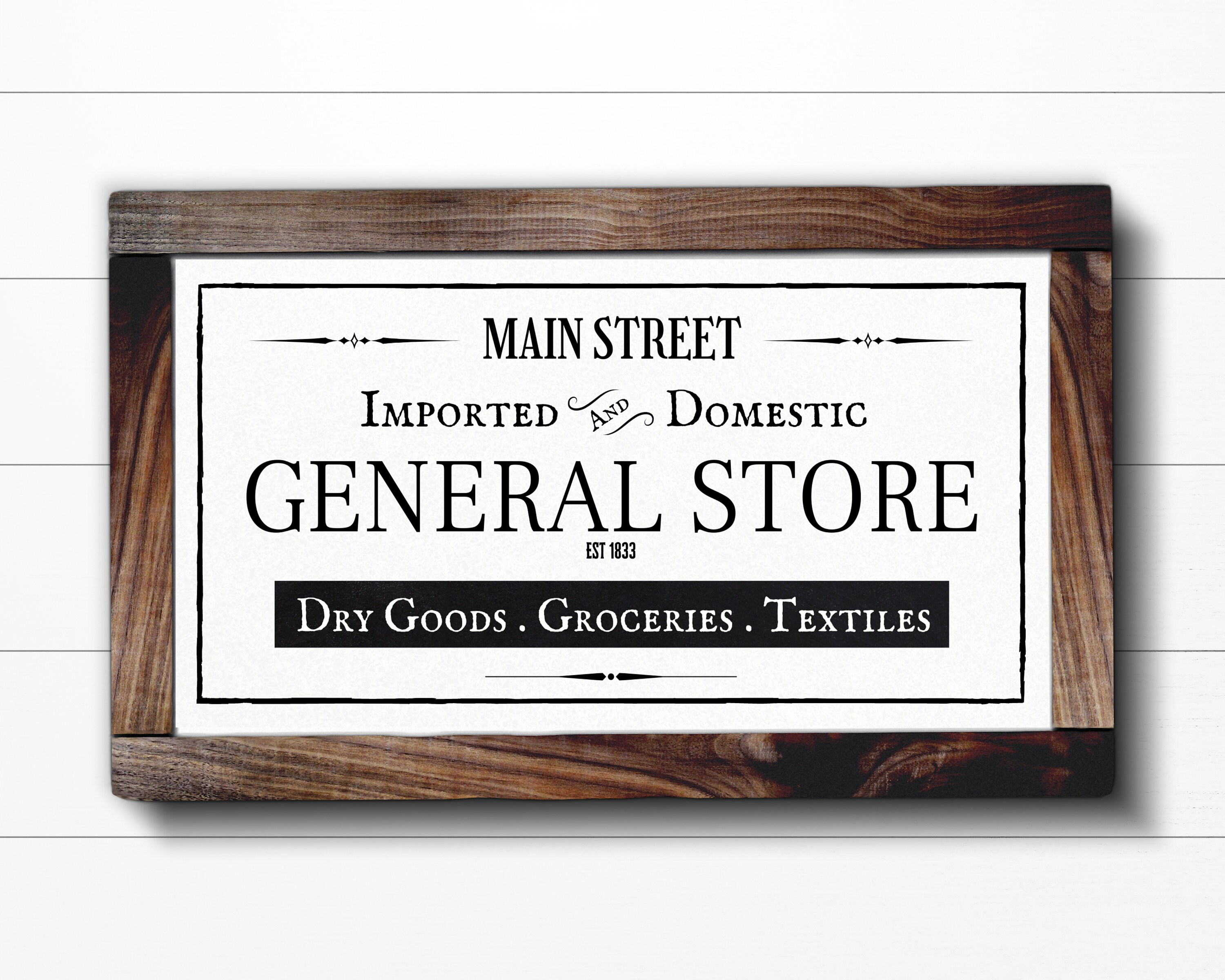 General Store, Svg, Printable Sign, 15x5, 20x10, Farm Style, Pantry ...