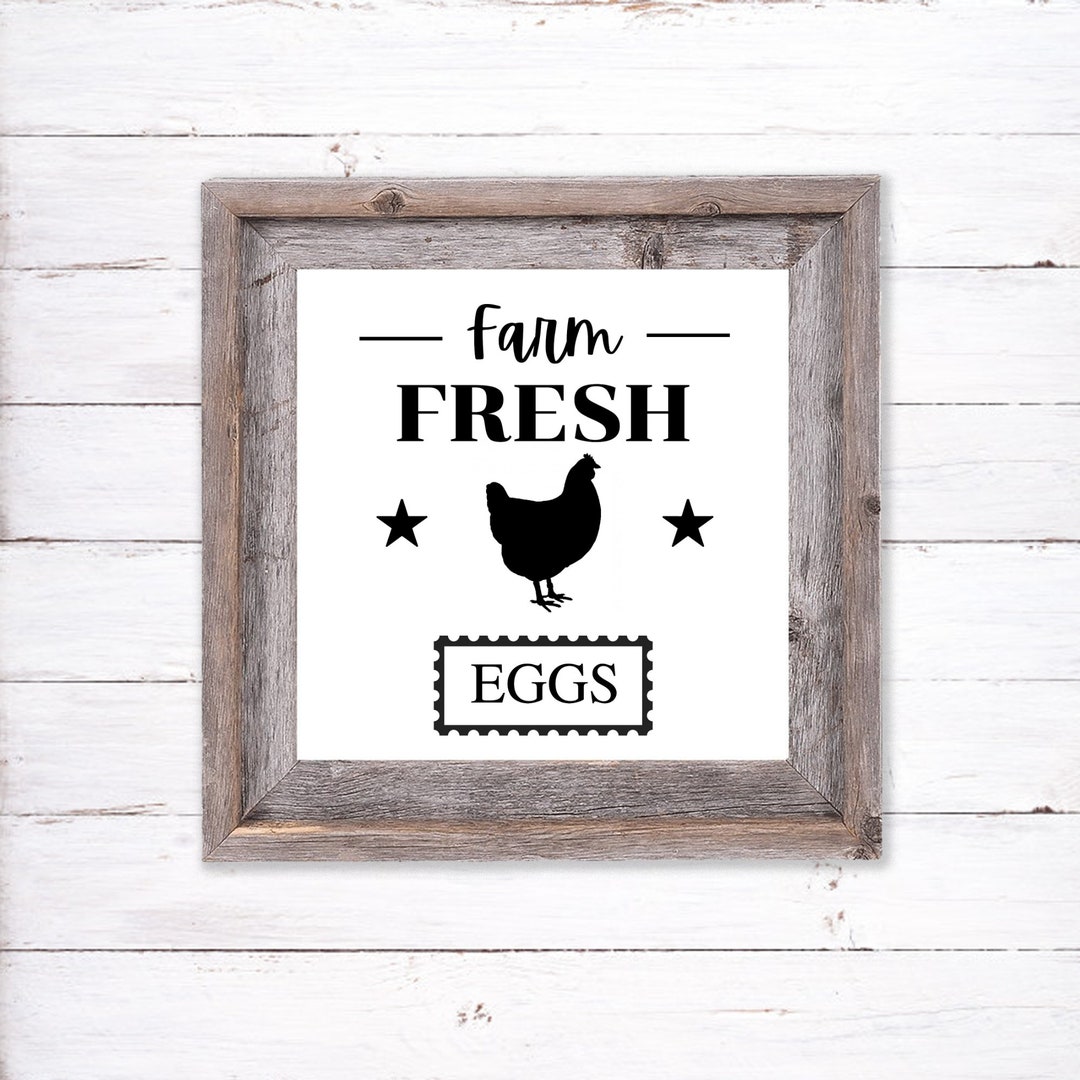 Farm Fresh Eggs Sign, Farm Sign, Printable Sign, Printable Farm Decor ...