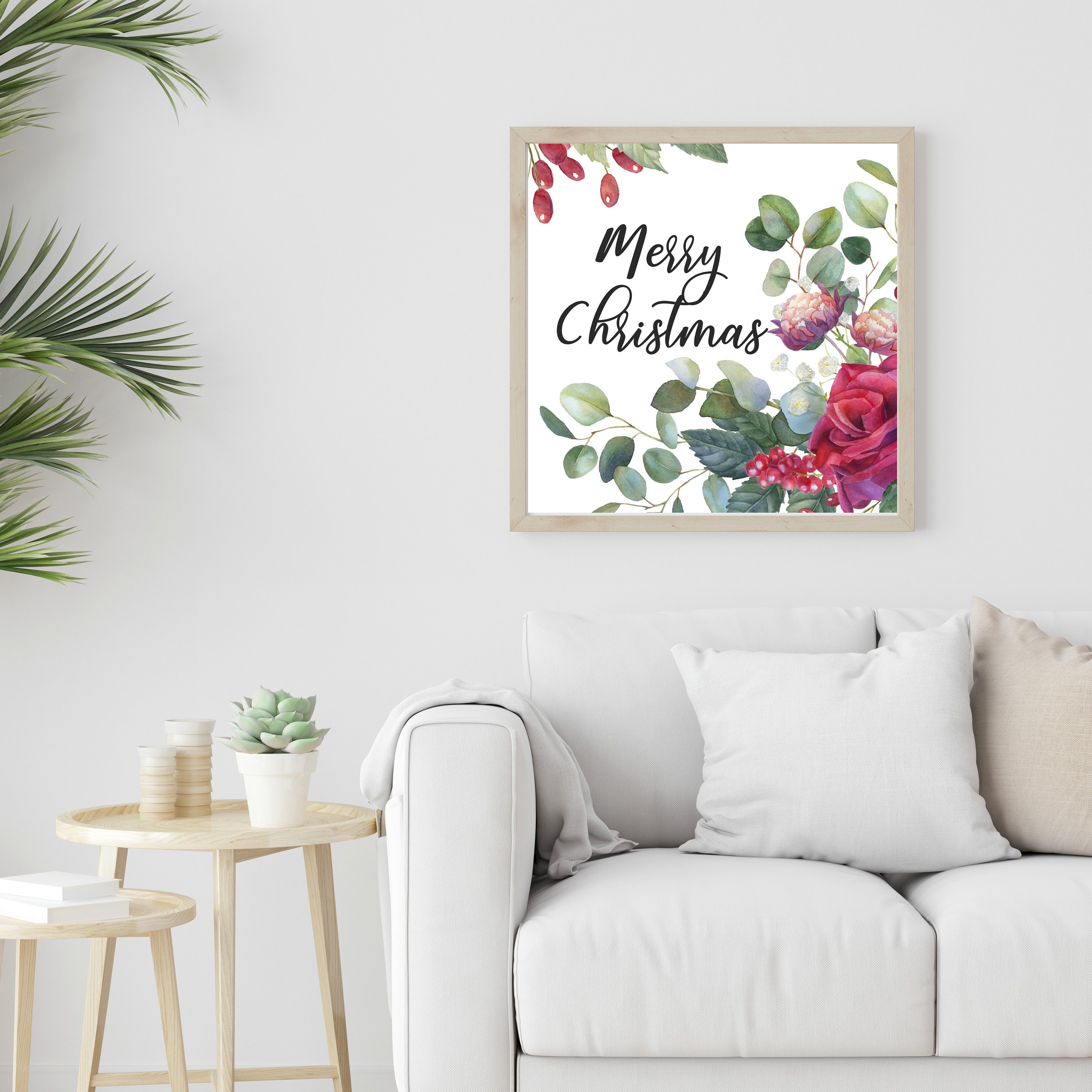 Printable Christmas Art, Png Christmas Decor, Seasonal Christmas Art ...