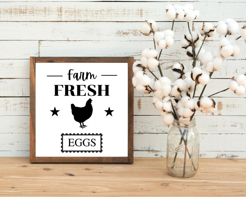 Farm Fresh Eggs Sign, Farm Sign, Printable Sign, Printable Farm Decor ...