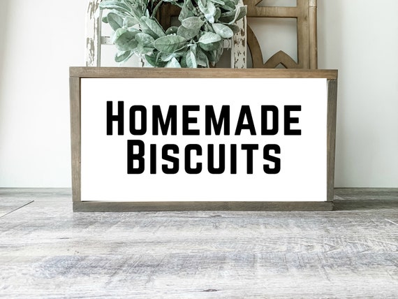 Homemade Biscuits Printable Sign Kitchen Sign Vintage Sign - Etsy