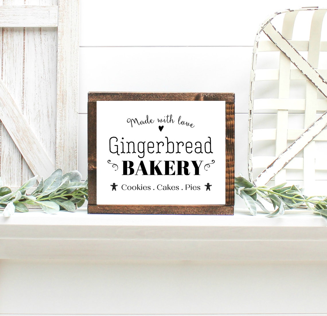 Fun Printable Gingerbread Bakery Sign Cute Christmas decor - Etsy Italia