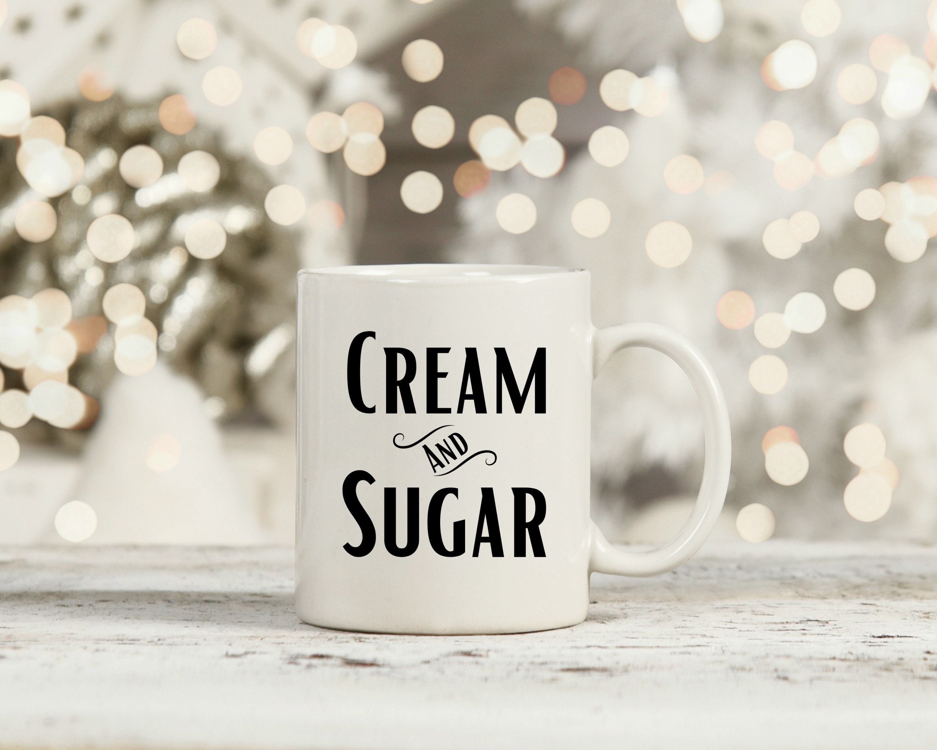 Printable Vintage Sign, Cream and Sugar, Simple Old Fashioned Sign ...