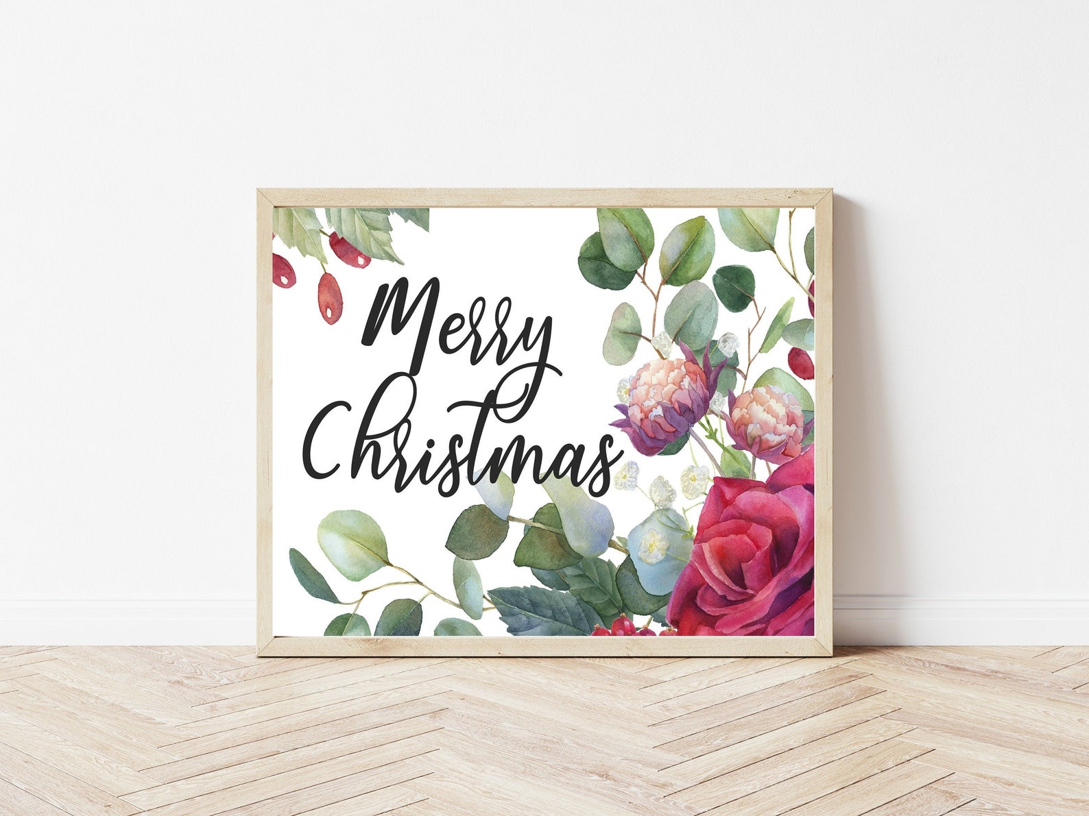 Printable Christmas Art, Png Christmas Decor, Seasonal Christmas Art ...