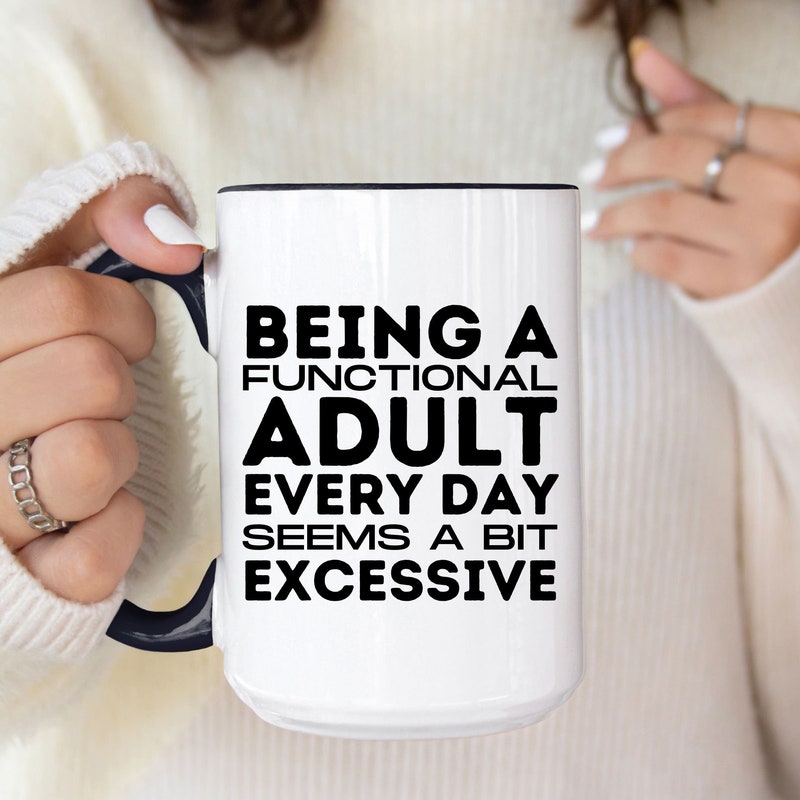 Adulting Coffee Mug - Etsy
