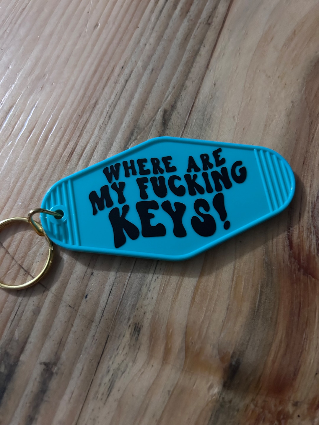 Where Are My F**king Keys - Funny Motel Keychain - Funny Sayings - Car ...
