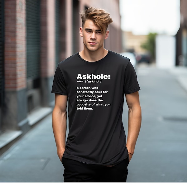 Askhole T Shirt - Etsy