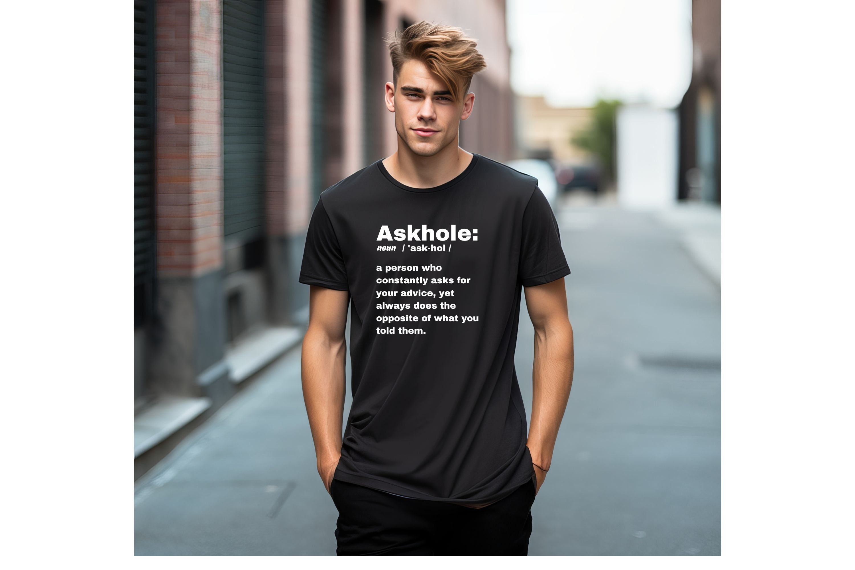 Funny Askhole Defined T-shirt Unisex Adult Sizing Color Choices - Etsy