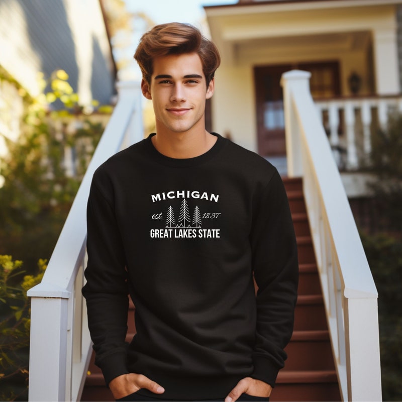 Michigan Sweatshirt - Etsy