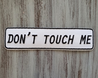Don't Touch Me Heart Button - Etsy