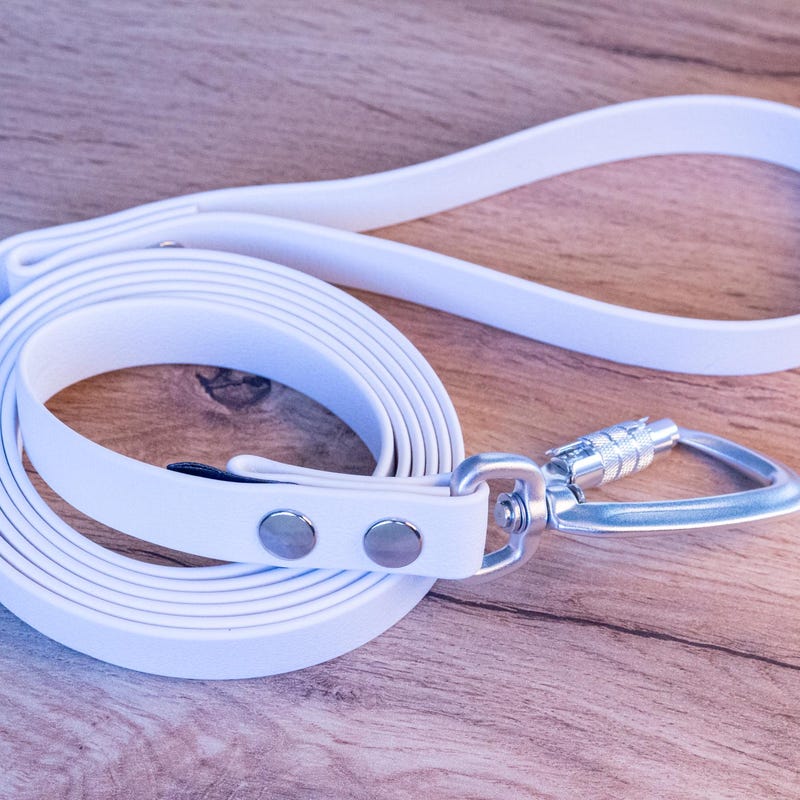 White Leash - Etsy