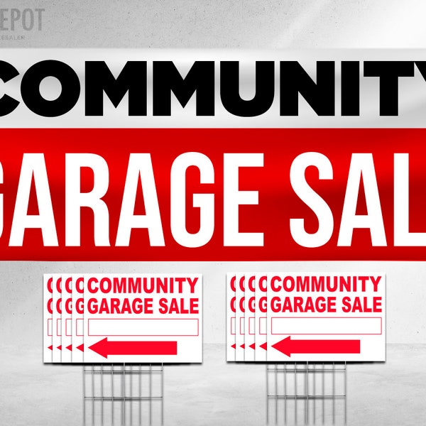 Personalized Yard Sale Signs - Etsy