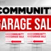 Personalized Community Garage Sale 3'x6' Vinyl Banner 13 Oz & 10 Yard ...