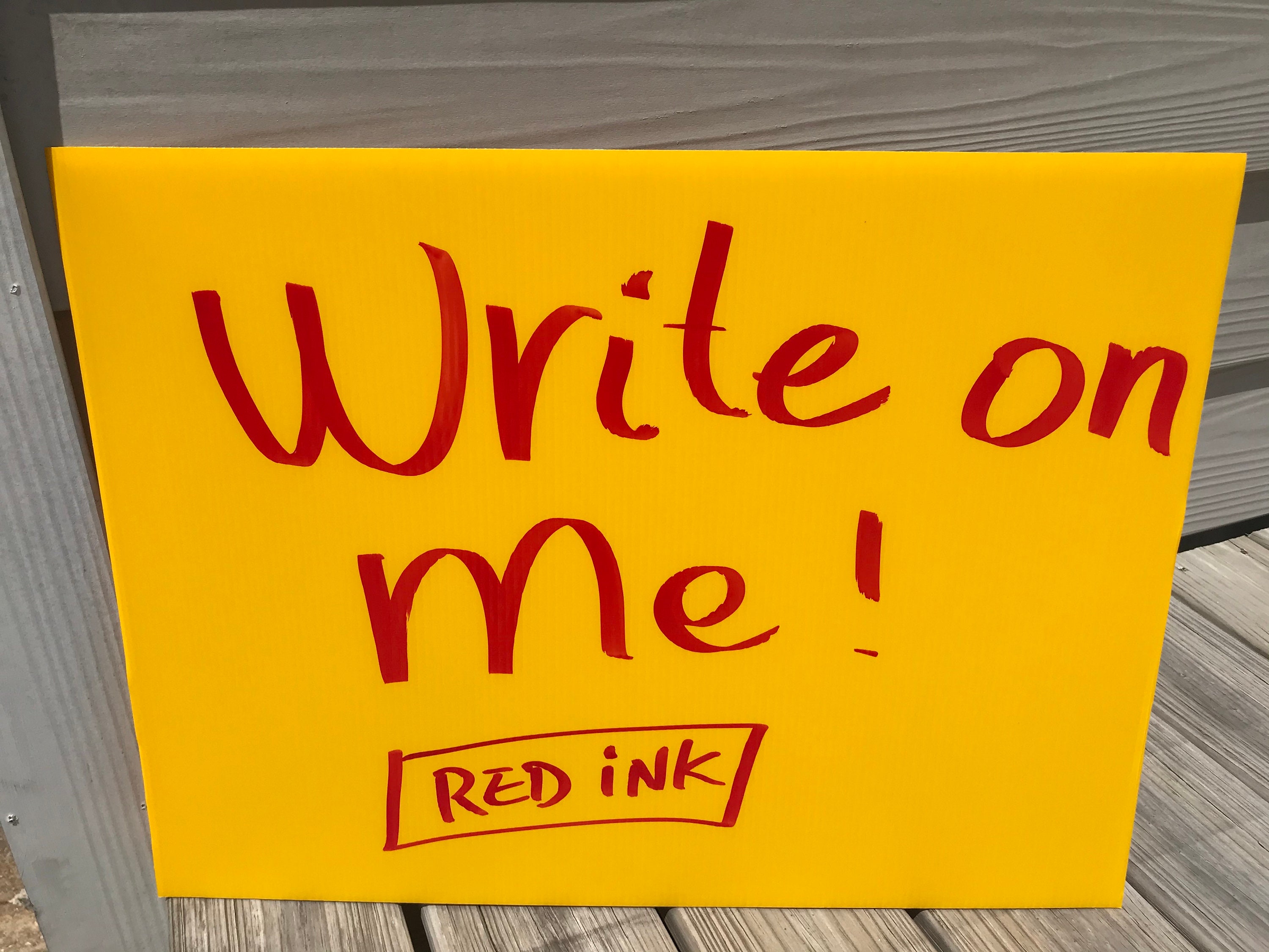 Pack 30 Yellow Sign Blank 18 X 24 Inch X 4mm Corrugated Plastic Sign ...