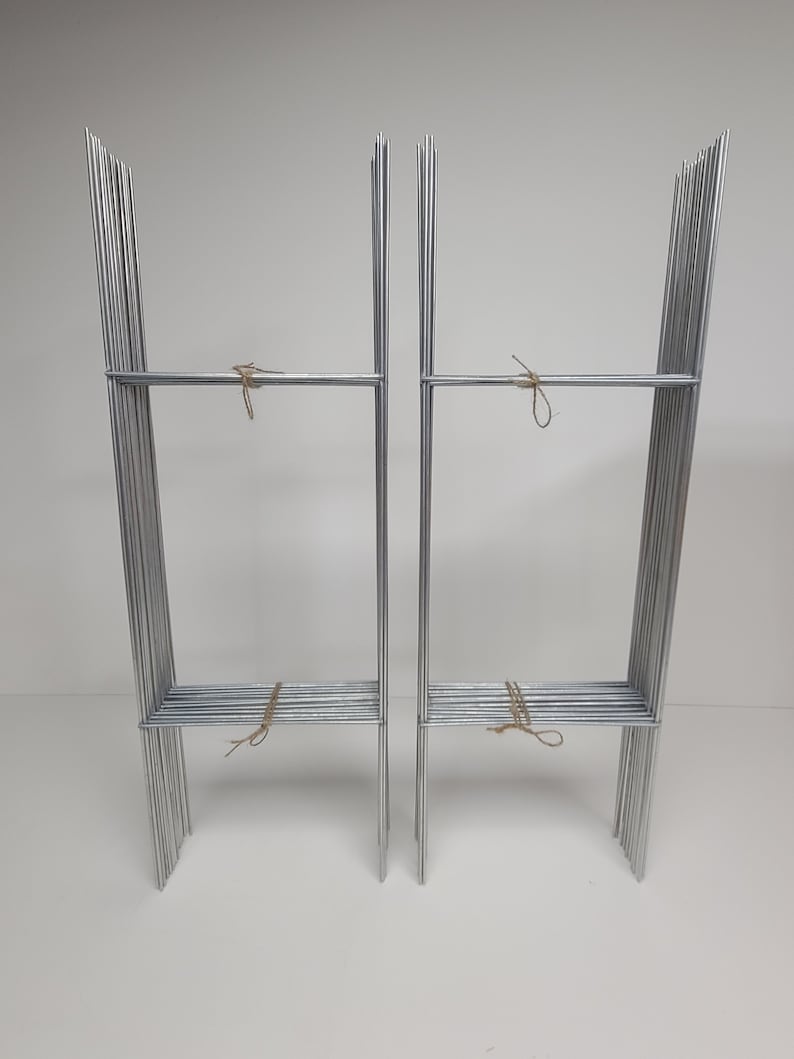 Pack of 50 10"x"30 Double H Wire Stand/stake/sign Holders for Yard ...