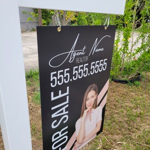 Real Estate Sign 24"x30" 3mm Thickness - Free Design Services, Realtor ...