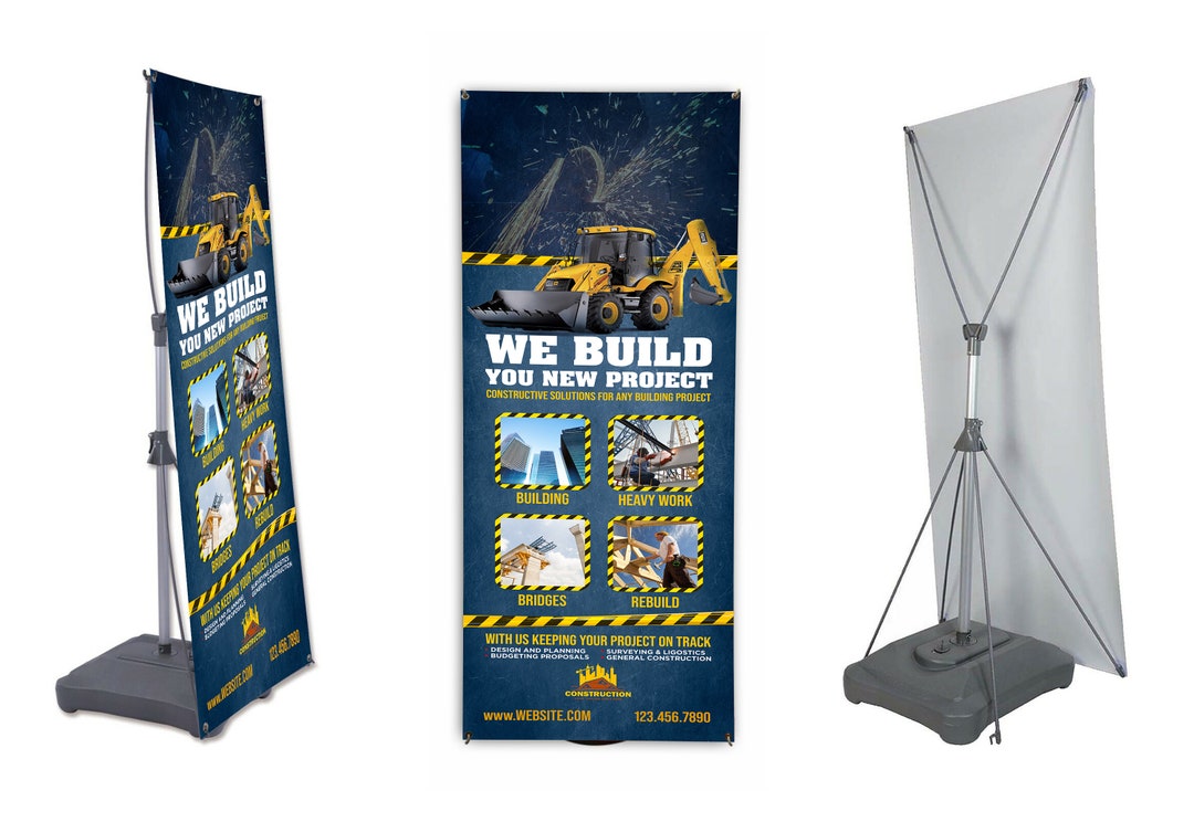 Banner Stand Outdoor Use, Customize Printed Banner, Customize Your Own ...