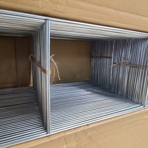 Pack of 50 10"x"30 Double H Wire Stand/stake/sign Holders for Yard ...
