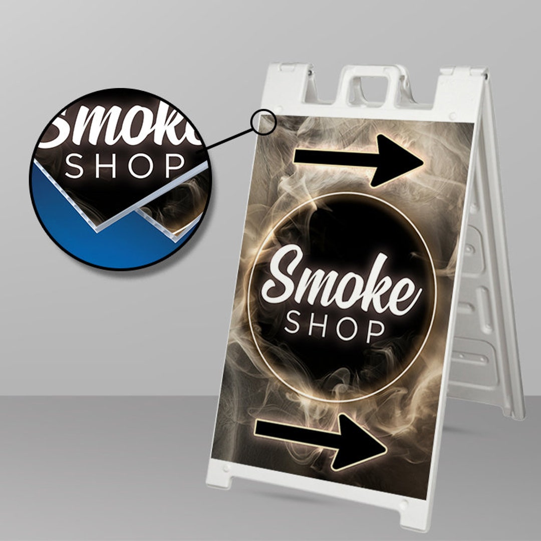 Smoke Shop Signicade A Frame 24x36 Sidewalk Sign - Etsy