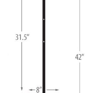 TBAR Stake 10 Pack T-bar Sign Stakes 42'' Heavy Duty Metal Stake 42 ...