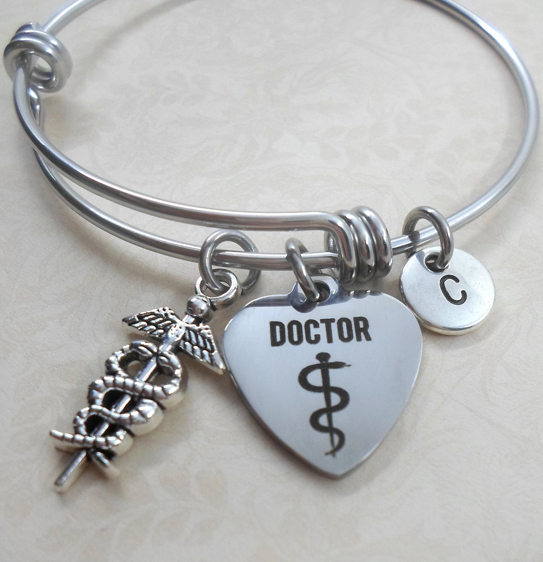Doctor Bangle Bracelet, Elegant Gift Jewelry for Your Doc, Quality ...
