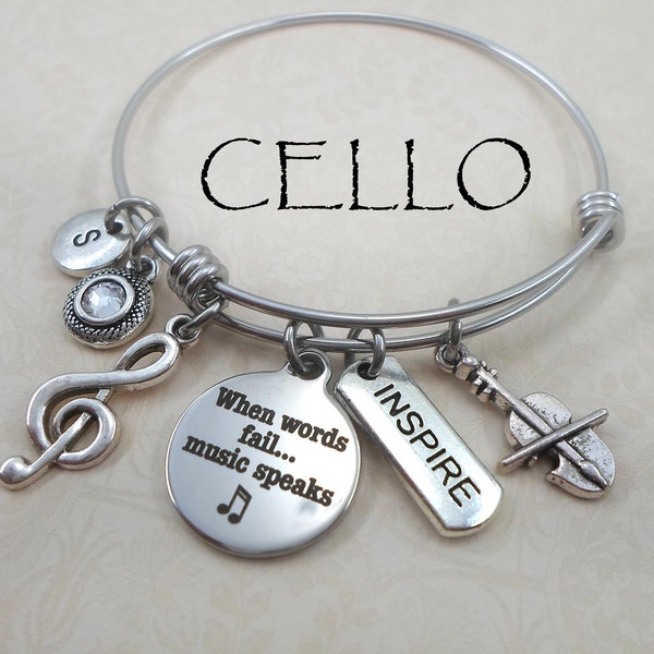 Cello Bracelet - Etsy