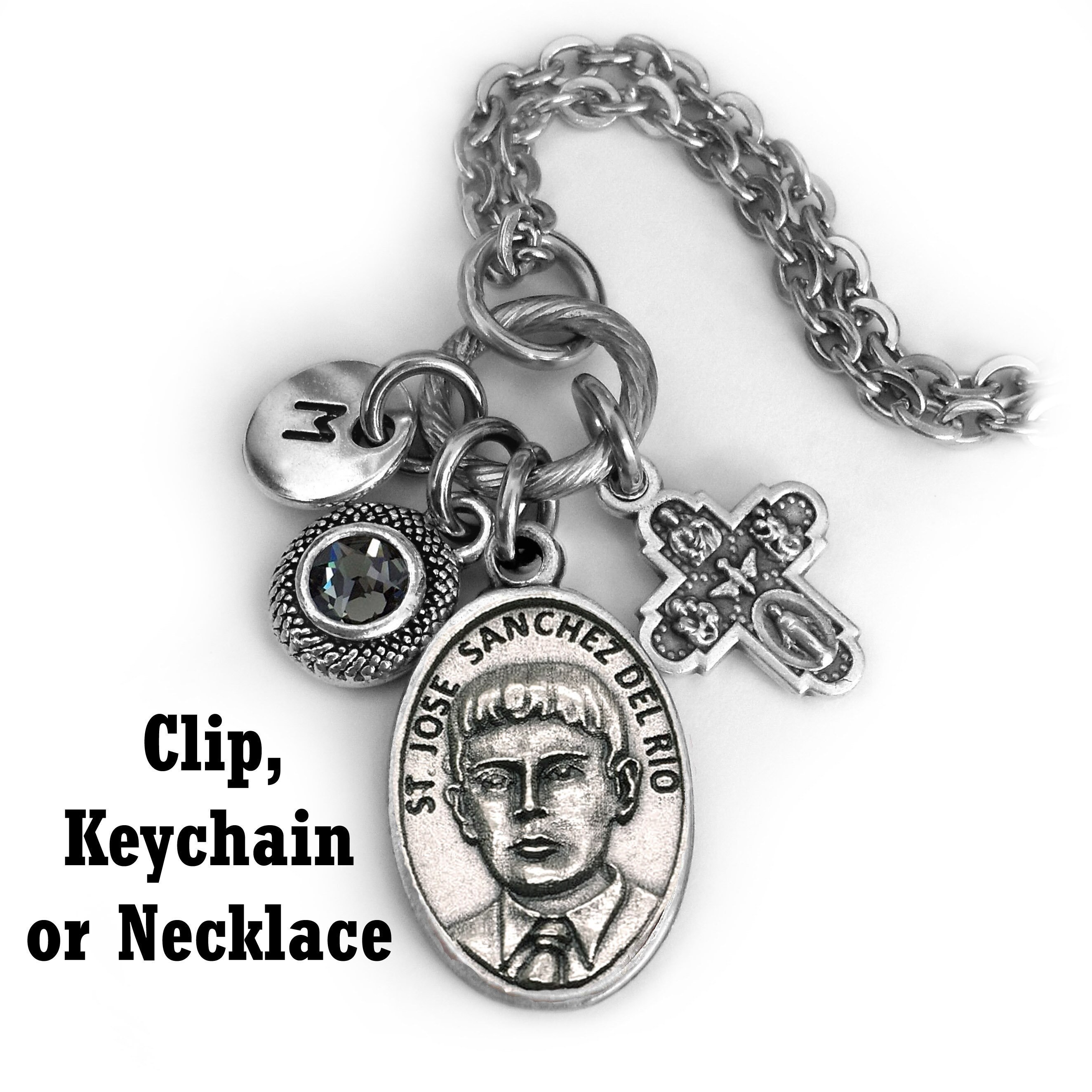St. Jose Sanchez Del Rio Keychain, Clip or Necklace, Patron Saint ...