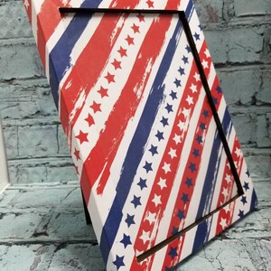 Red White and Blue Patriotic Picture Frame - Etsy