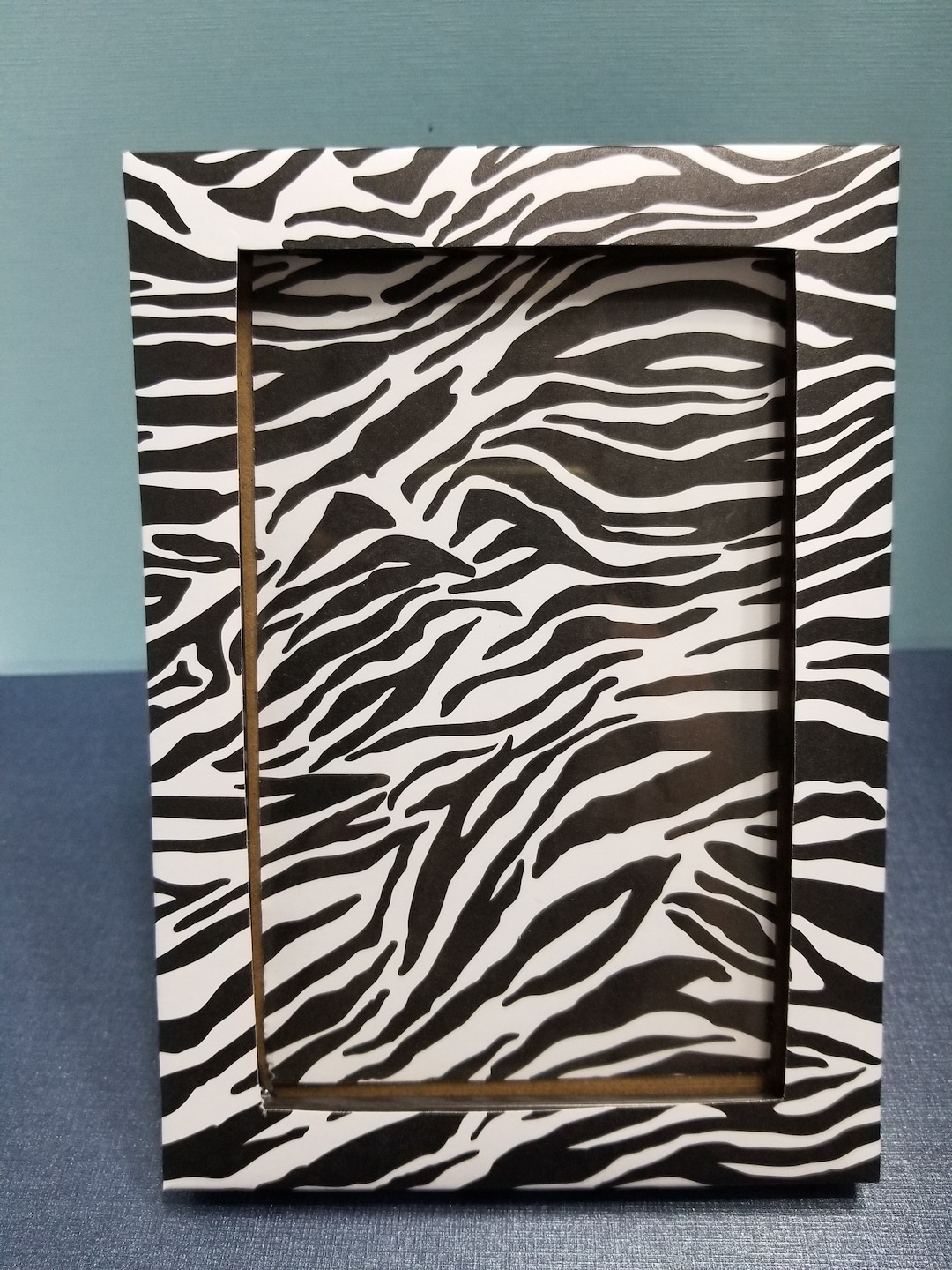 Zebra Print Picture Frame - Etsy