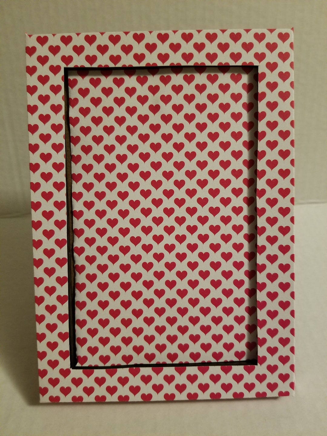 Tiny Red Hearts Picture Frame - Etsy