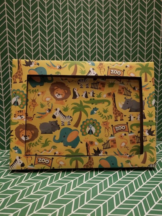 Zoo Animals Safari Fun Picture Photo Frame 4x6 5x7 Frames Craft ...