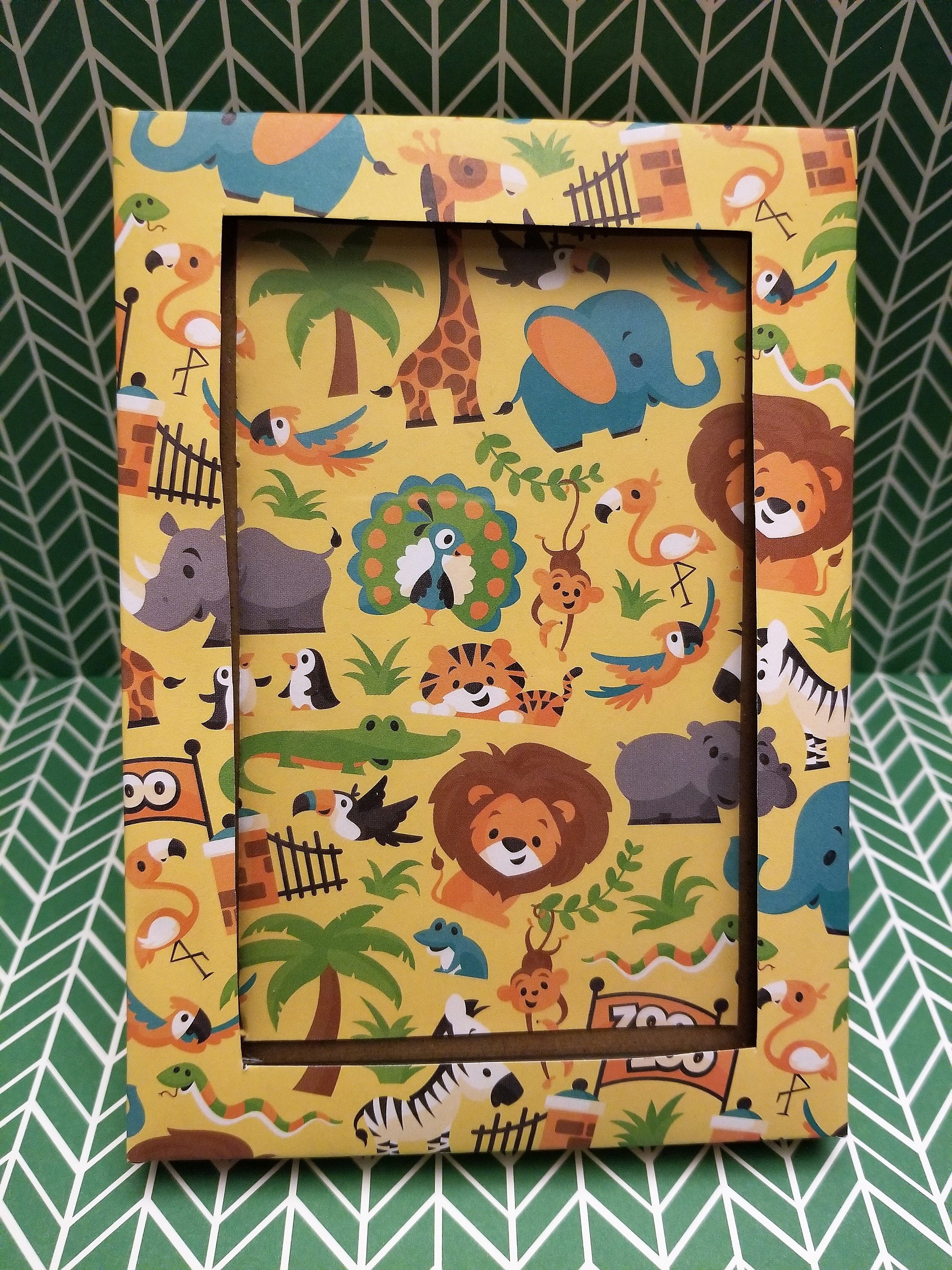 Zoo Animals Safari Fun Picture Photo Frame 4x6 5x7 Frames Craft ...