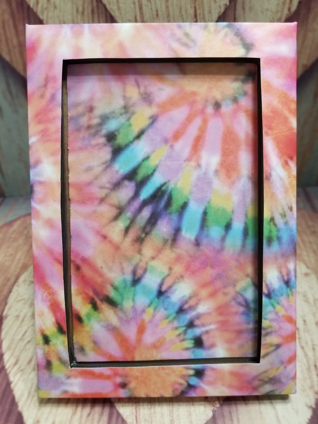 Tie Dye Trippy Hippie Frame - Etsy