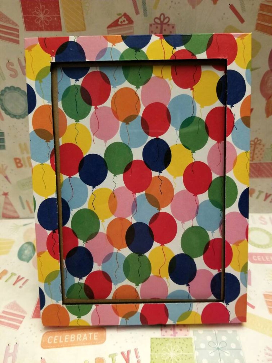 Colorful Balloons Picture Frame - Etsy