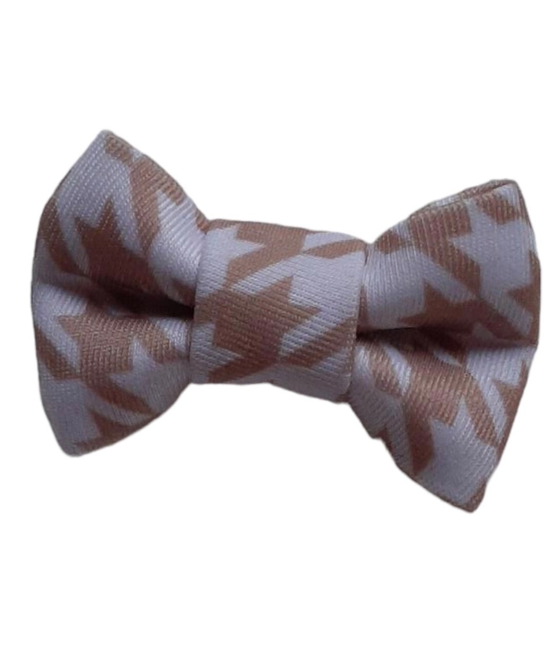 Dog Puppy Top Knot Bow Beige Hound Tooth - Etsy