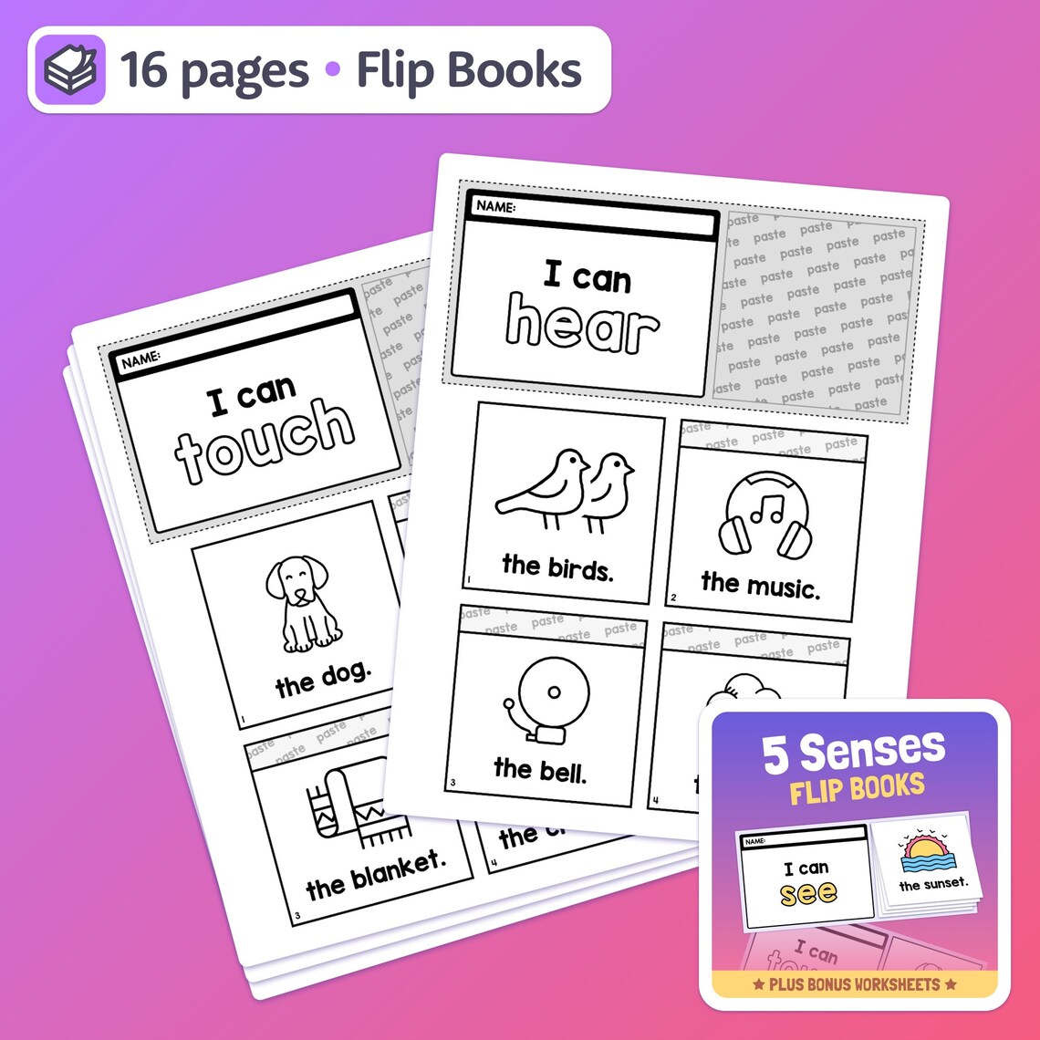 5 Senses Bundle Kindergarten 1st Grade 2nd Grade Science - Etsy