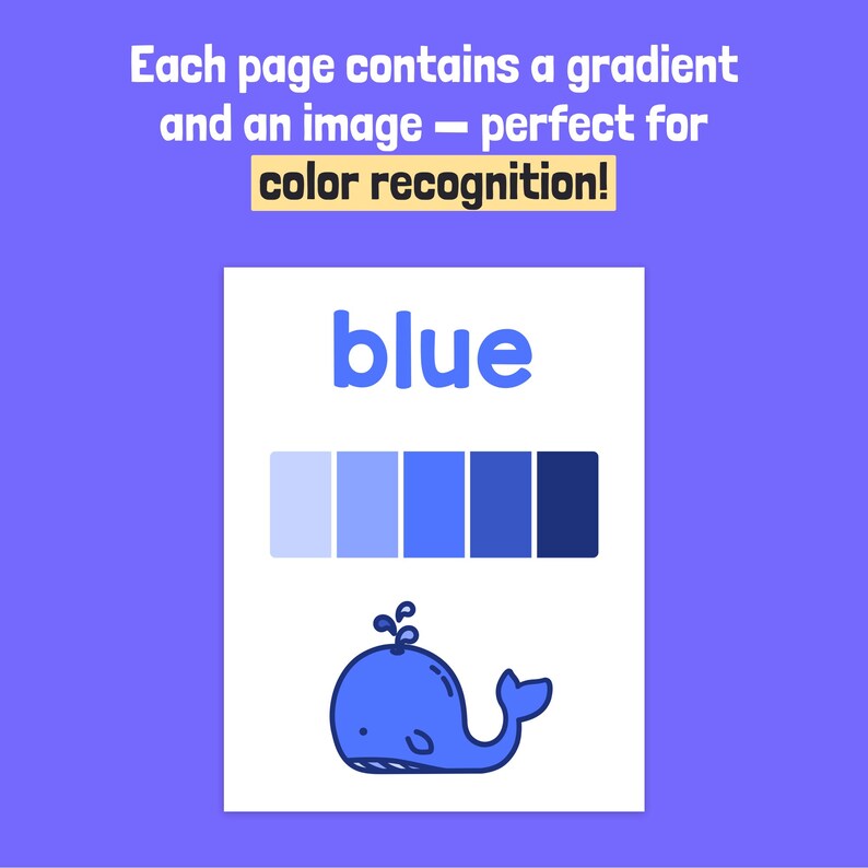 Classroom Color Posters Shades of Color Classroom Decor Kindergarten ...